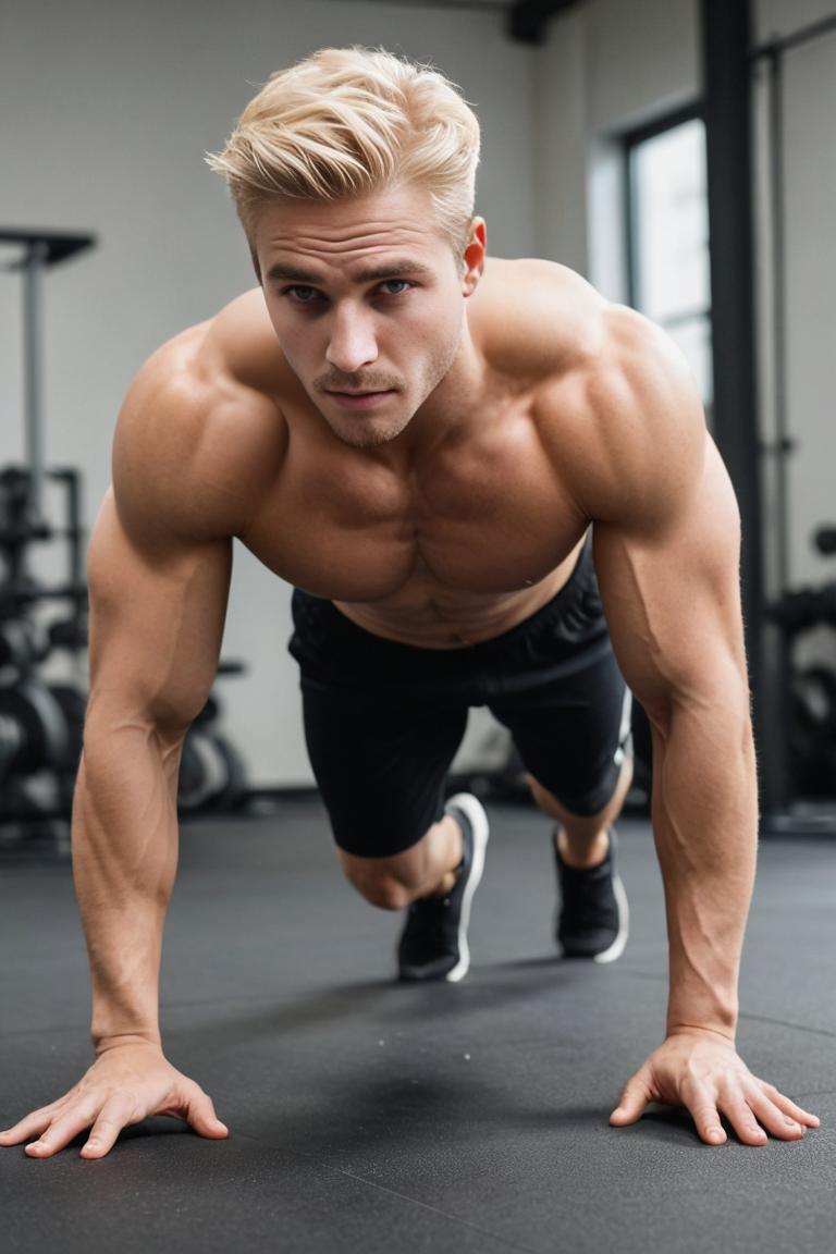 In-shape Gym In Working Out - ai prompts and filters of theme - Photify AI